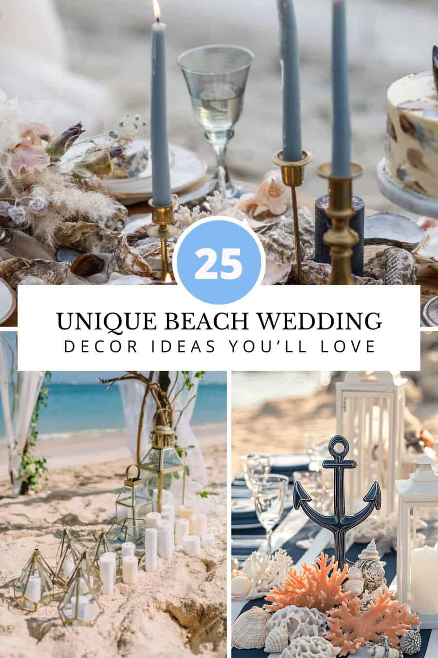 25 Unique Beach Wedding Decor Ideas for a Dreamy Celebration - Finds ...