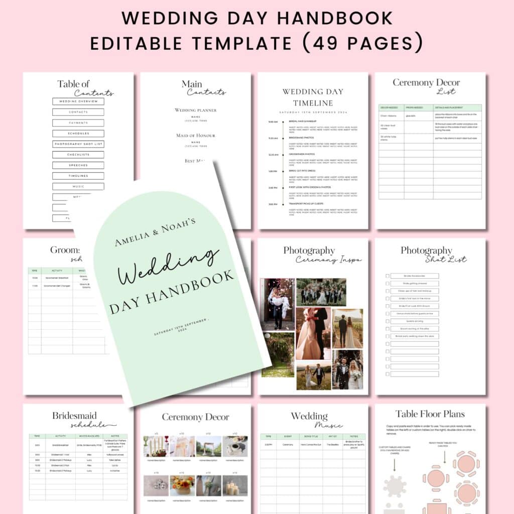 The Ultimate Wedding Day Handbook: The Stress-Free Way to Make Your ...